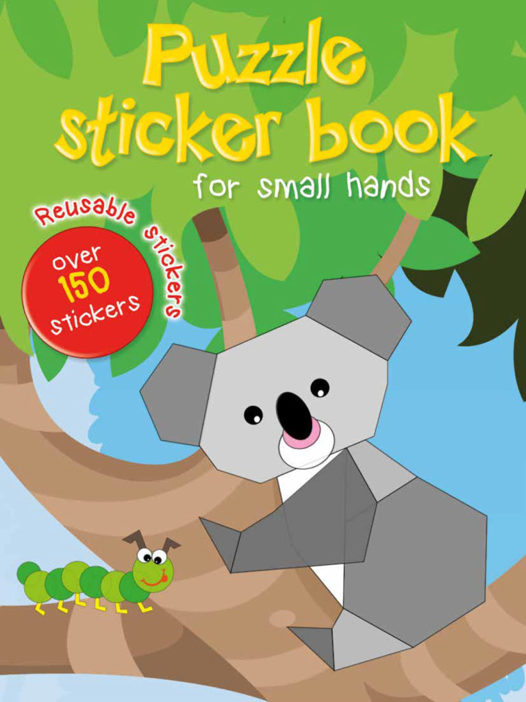 Puzzle sticker book - Cuberdon books