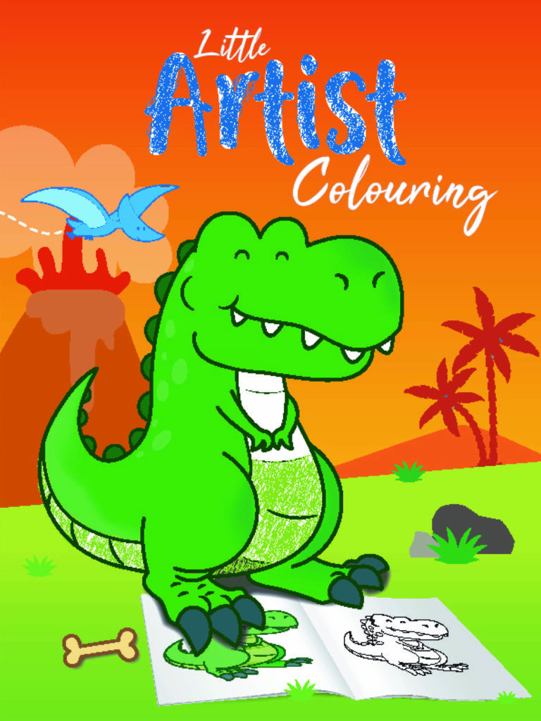 Little Artist Colouring - Cuberdon books