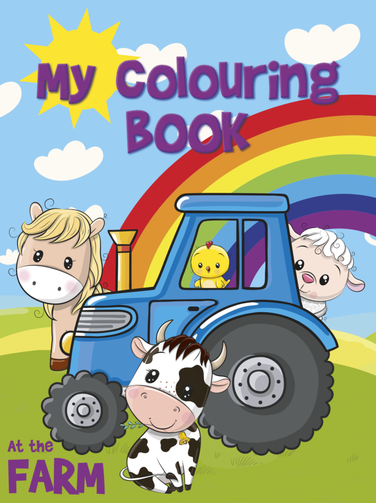 Farm Colouring Book - Cuberdon books