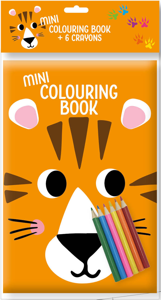 Mini Colouring book + 6 pencils - Cuberdon books